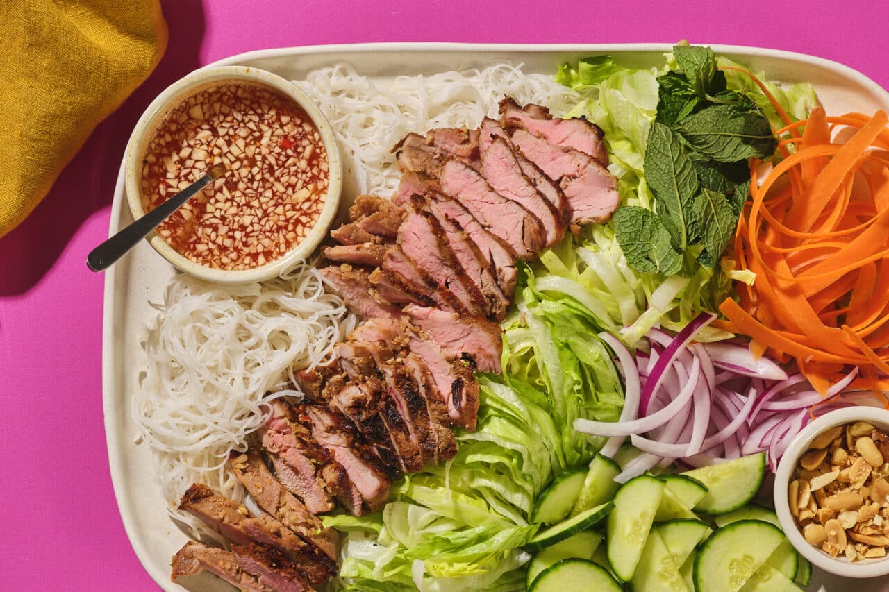 Vietnamese-Style Grilled Pork Tenderloin - Think Pink Pick Pork